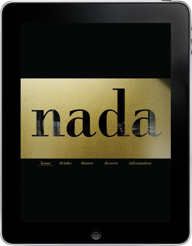 NADA WEBSITE DESIGN - Madeline Chambers