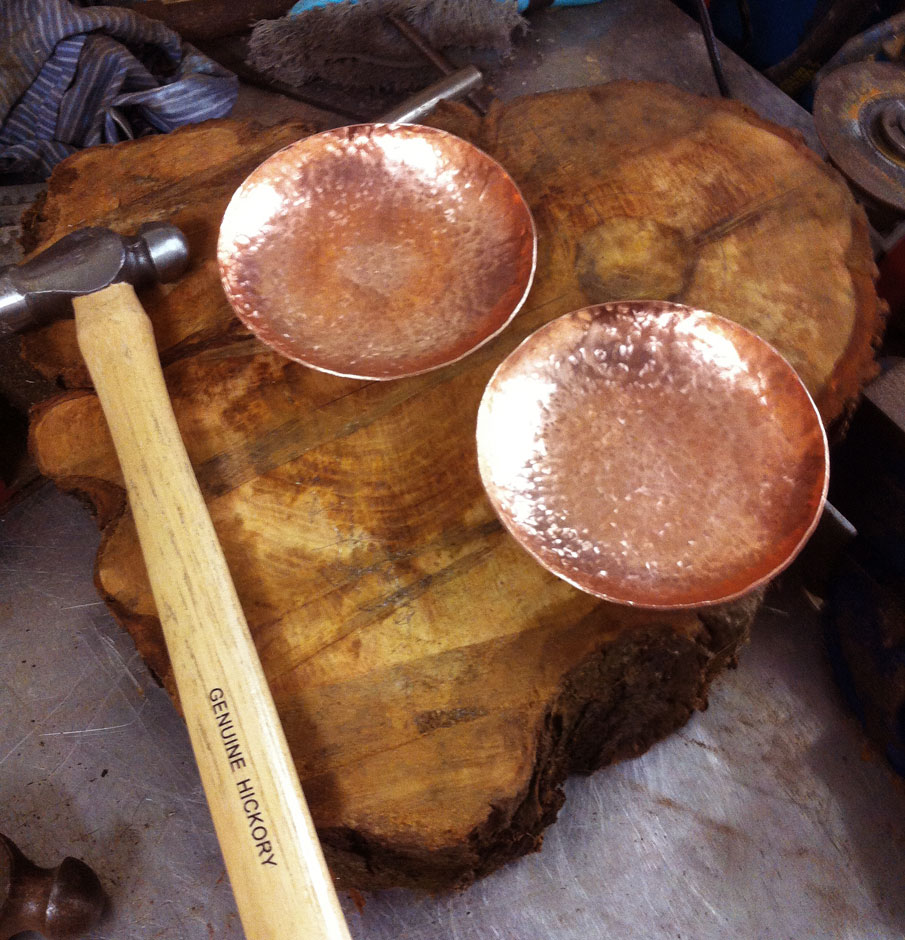 Copper Dishes - Hayden Wood Metal Design