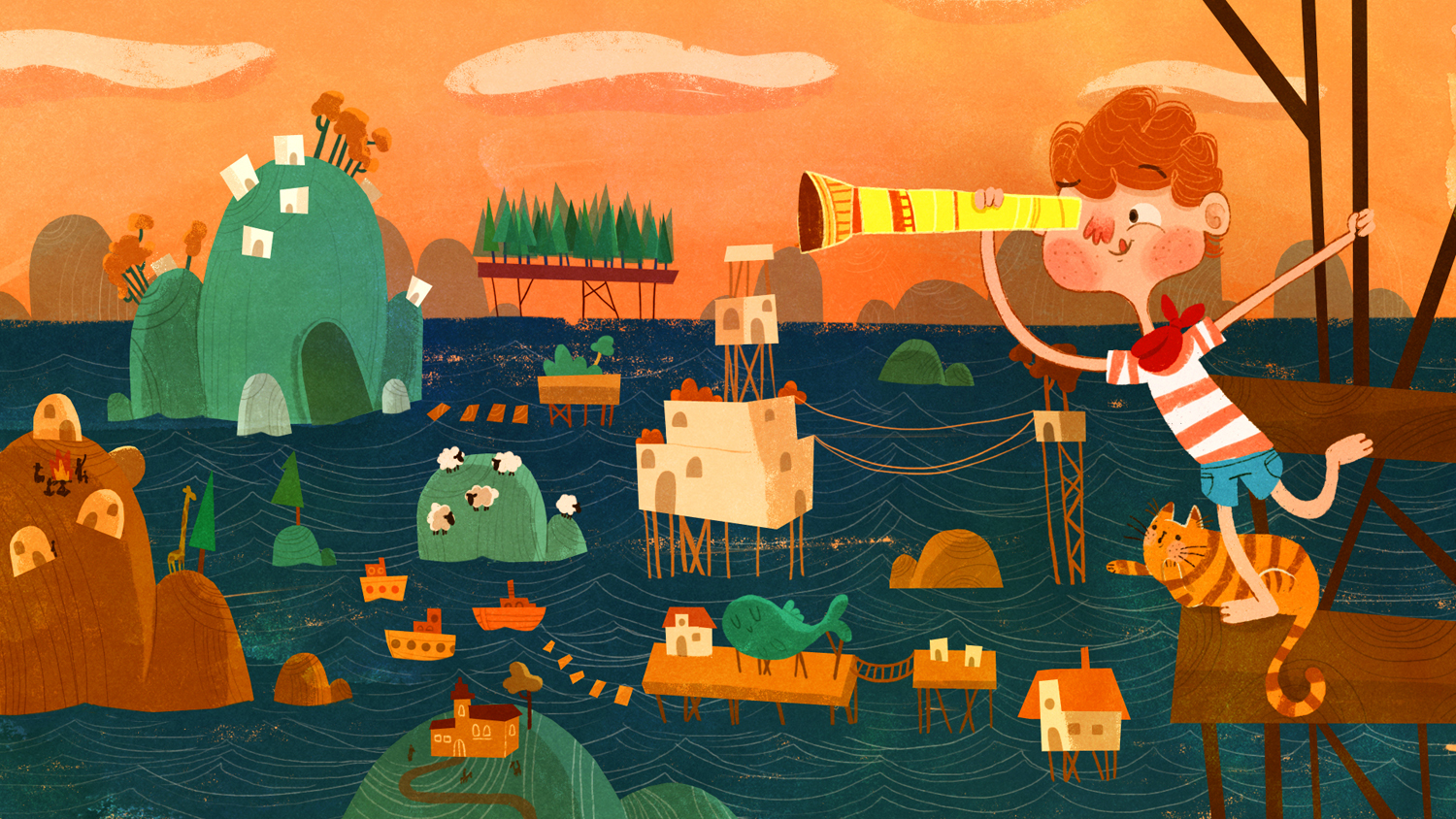 Concept art for animation - barbarabakos