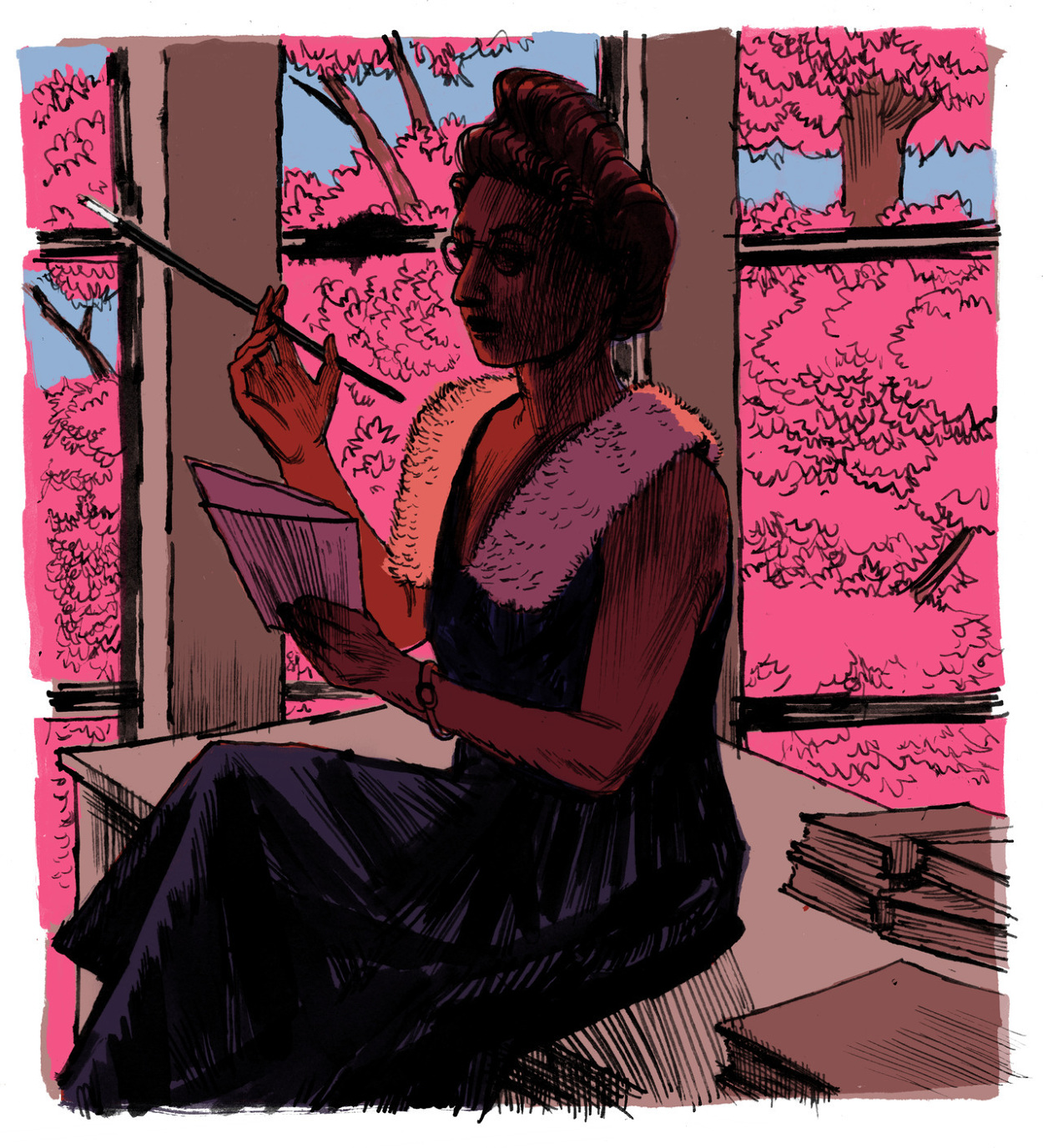 Whit Burnett and Martha Foley - mattrotasart