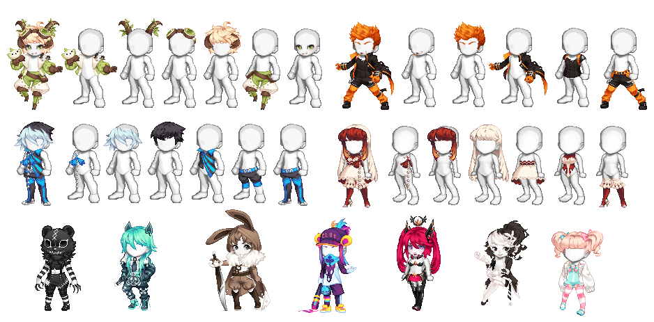 Gaia Online Sprite Assets - The Art of Kylie DiOrio