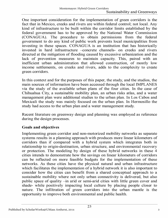 Hybrid Green Corridors in Arid Northern Mexico, Fábos 2016 - GABRIEL ...