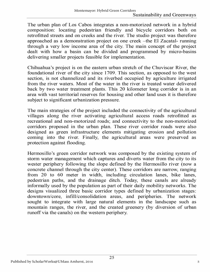 Hybrid Green Corridors in Arid Northern Mexico, Fábos 2016 - GABRIEL ...