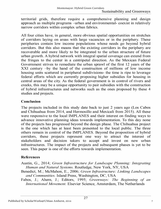 Hybrid Green Corridors in Arid Northern Mexico, Fábos 2016 - GABRIEL ...