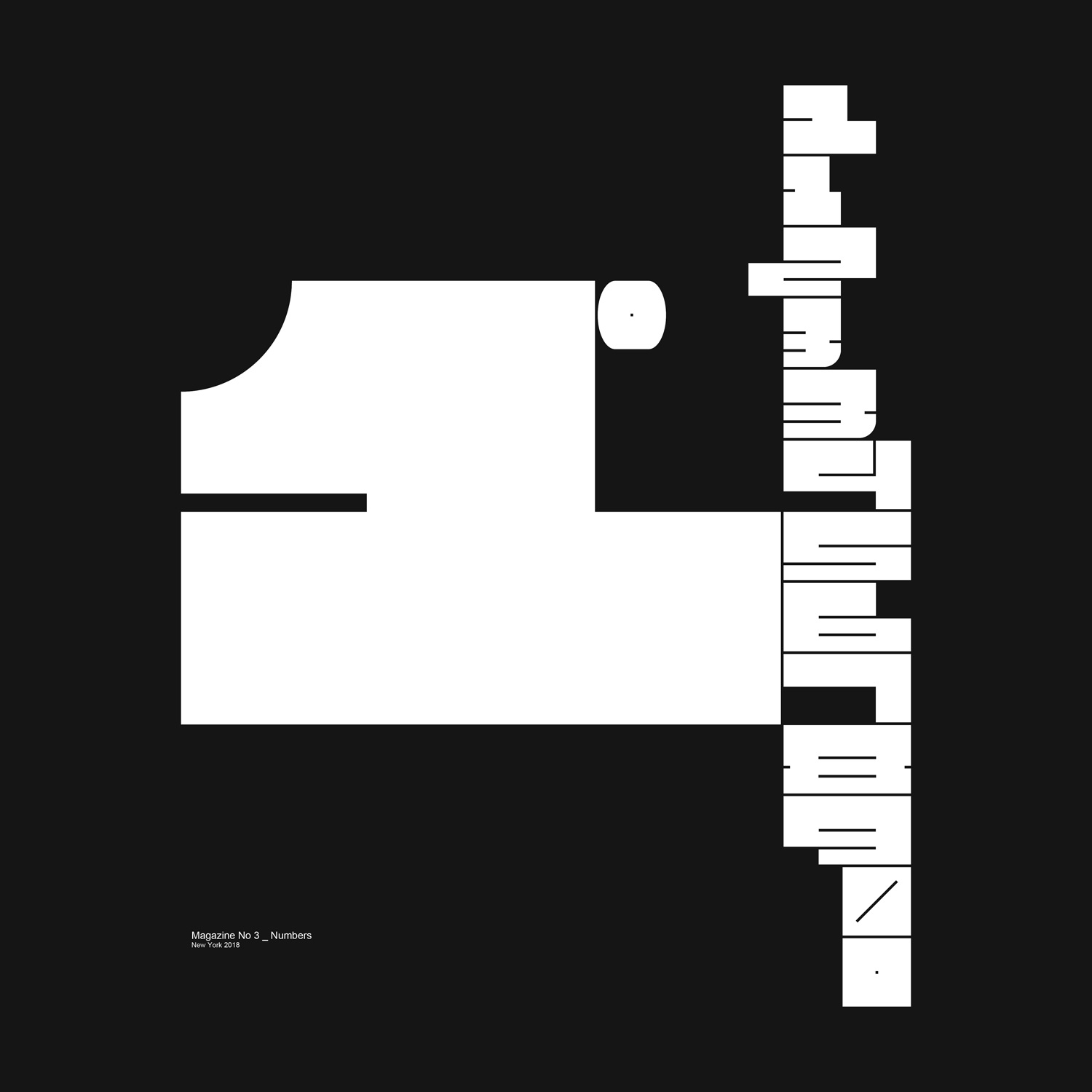 magazine no. 3 typeface _ numbers - john s c simpson