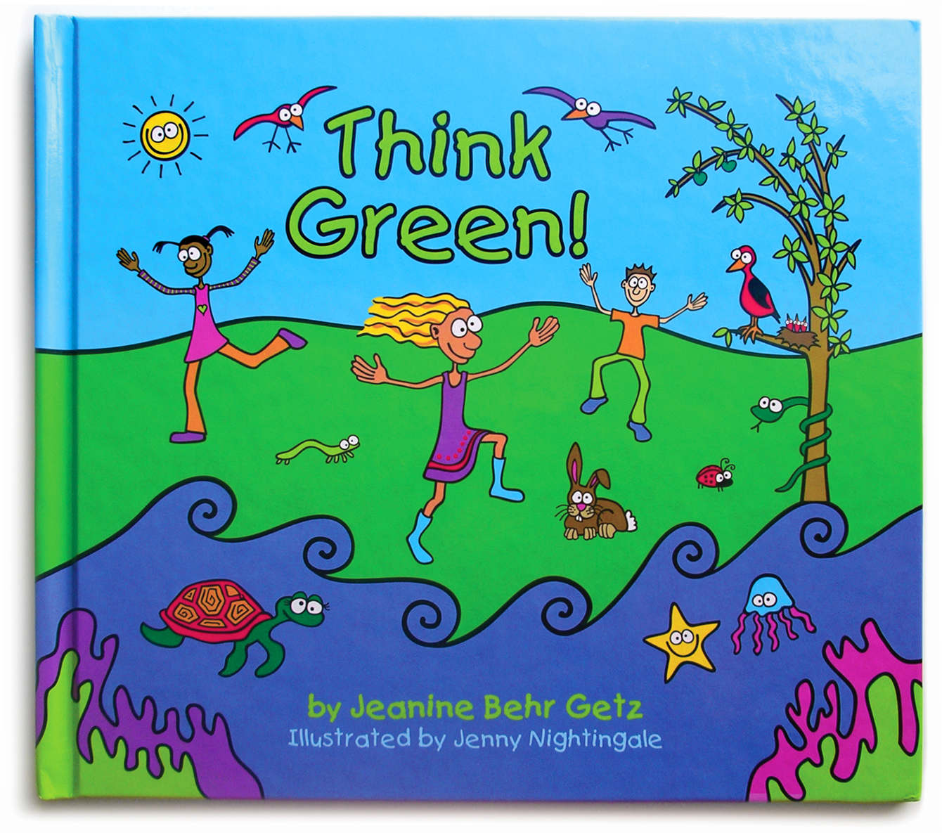 Think Green Book - Jenny Nightingale Illustration