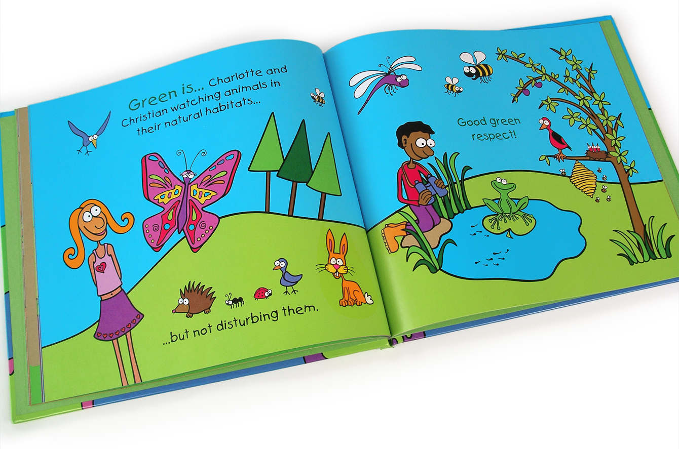 Think Green Book - Jenny Nightingale Illustration