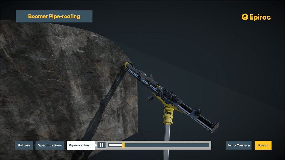 Epiroc - Boomer E2 Demonstrator - Portfolio - Emanuel Björsell