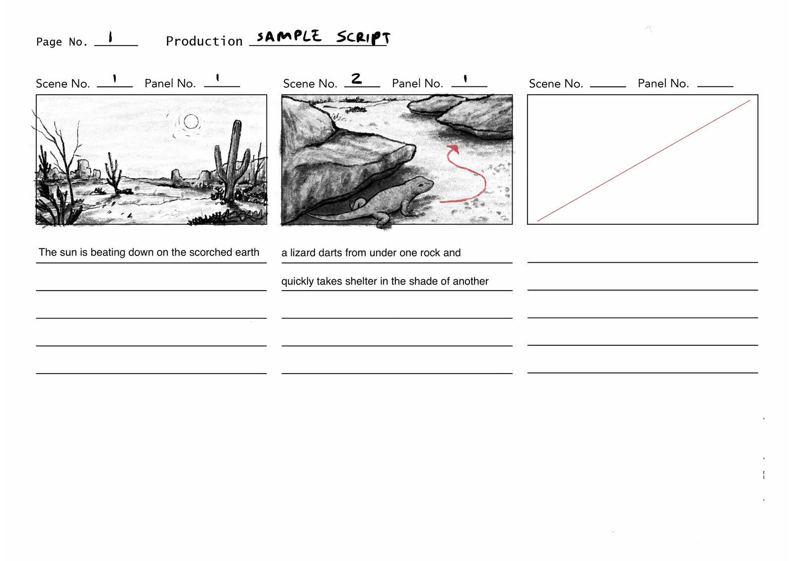 Storyboards - Simon Bridgland Illustration