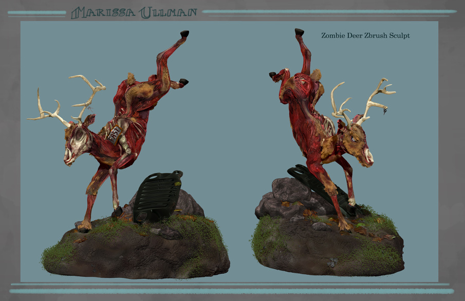 Zombie Deer - MarissaU