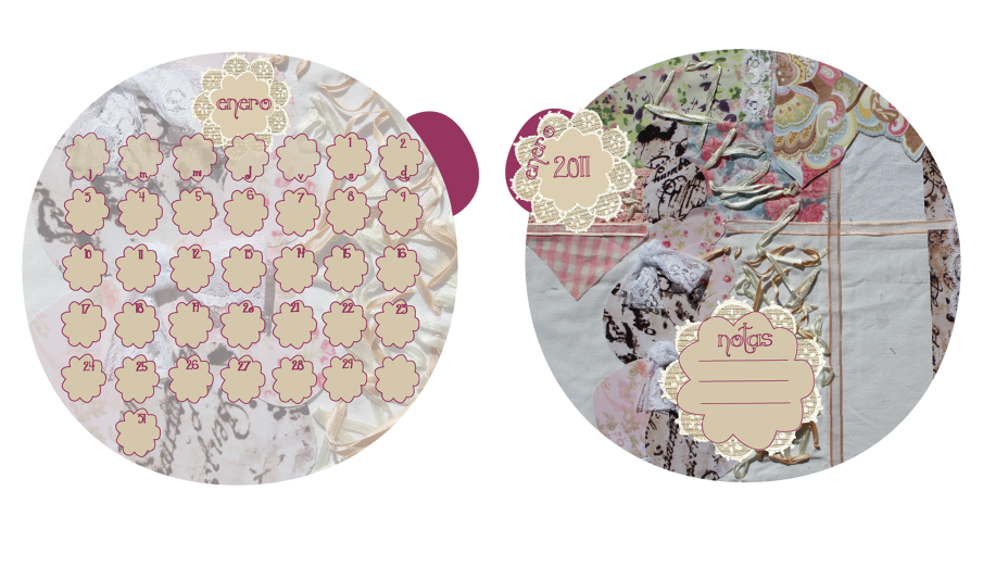 Designing a Calendar! TEXTILE EXPERIMENTATION - Caro Yañez