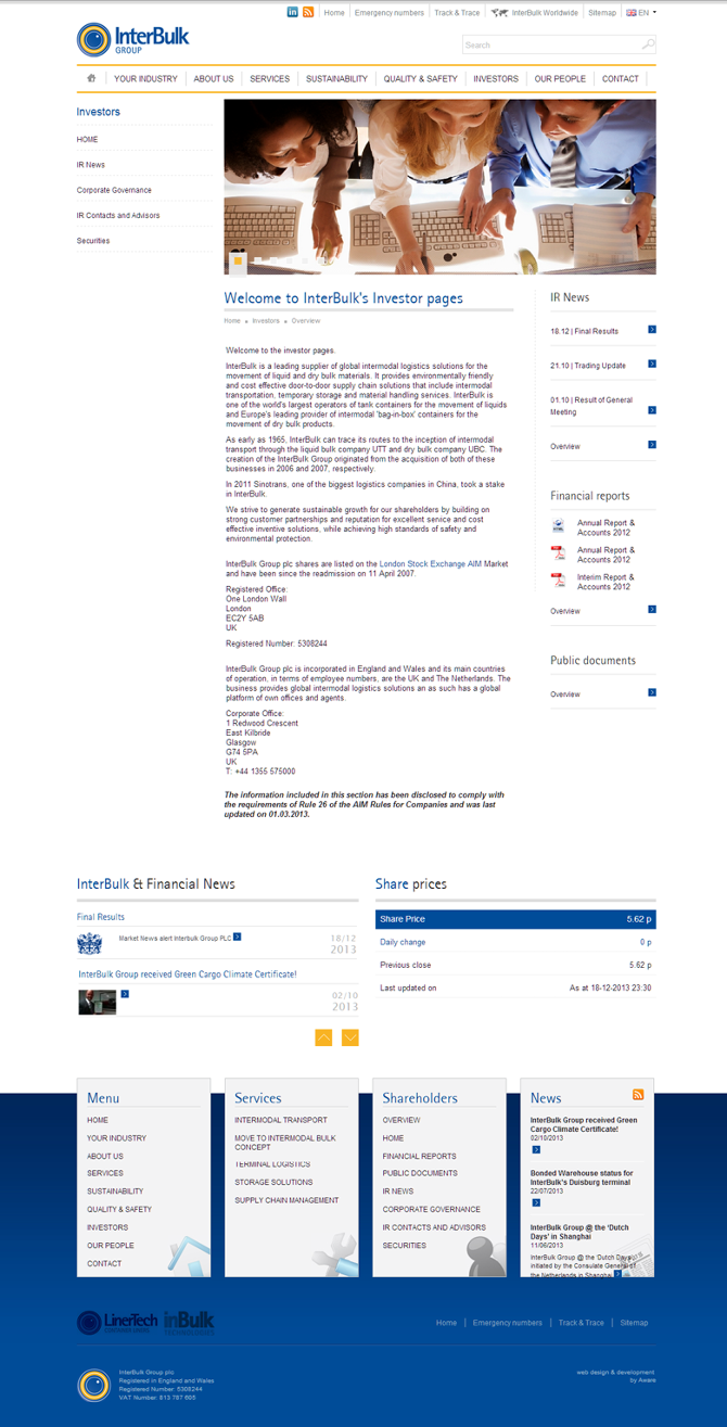 Interbulk Group Corp. - Eva Staneva - Portfolio