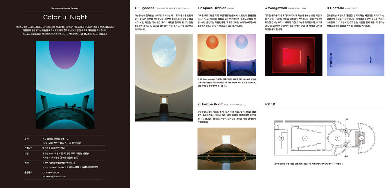 James Turrell leaflet - Studio BAF