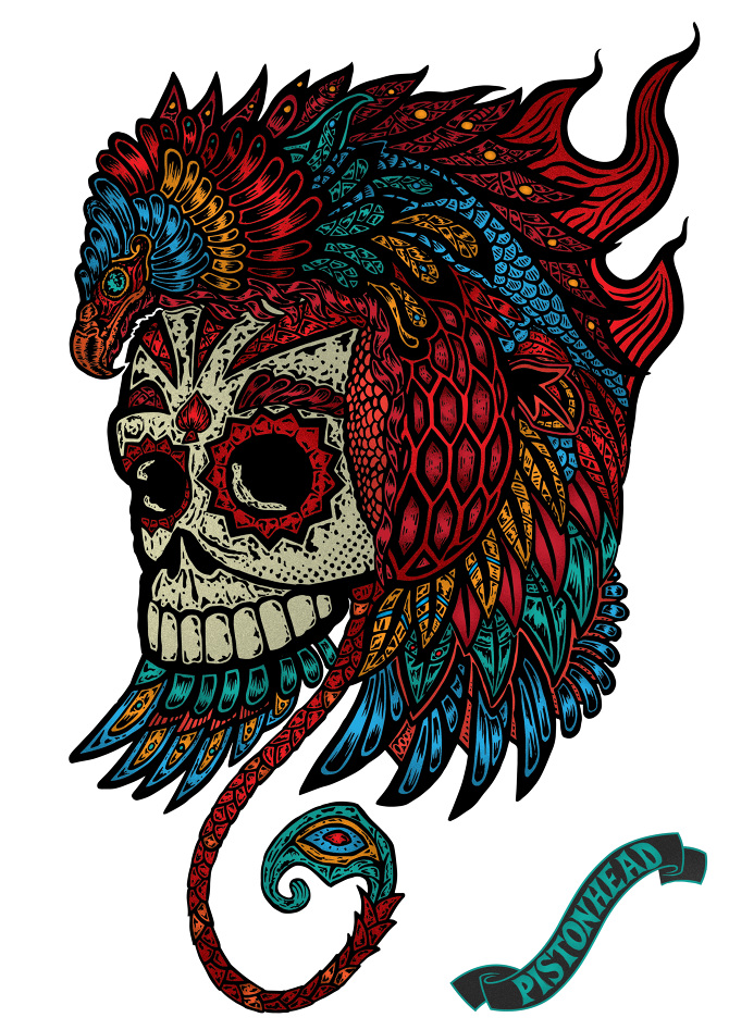 10 New Pistonhead Designs - Sam Marsh Illustration & Design