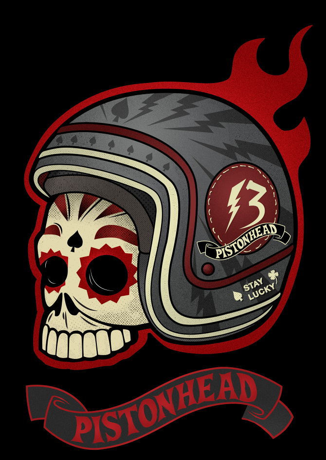 10 New Pistonhead Designs - Sam Marsh Illustration & Design