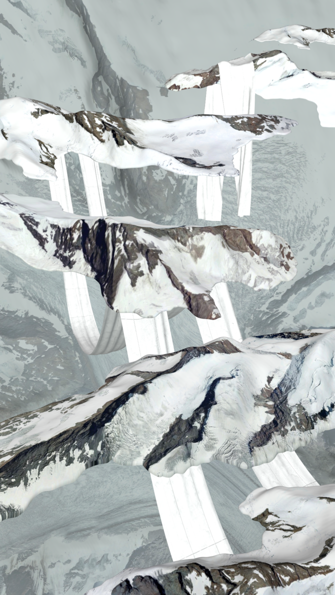 Glacier Wrap - evander batson - art practice