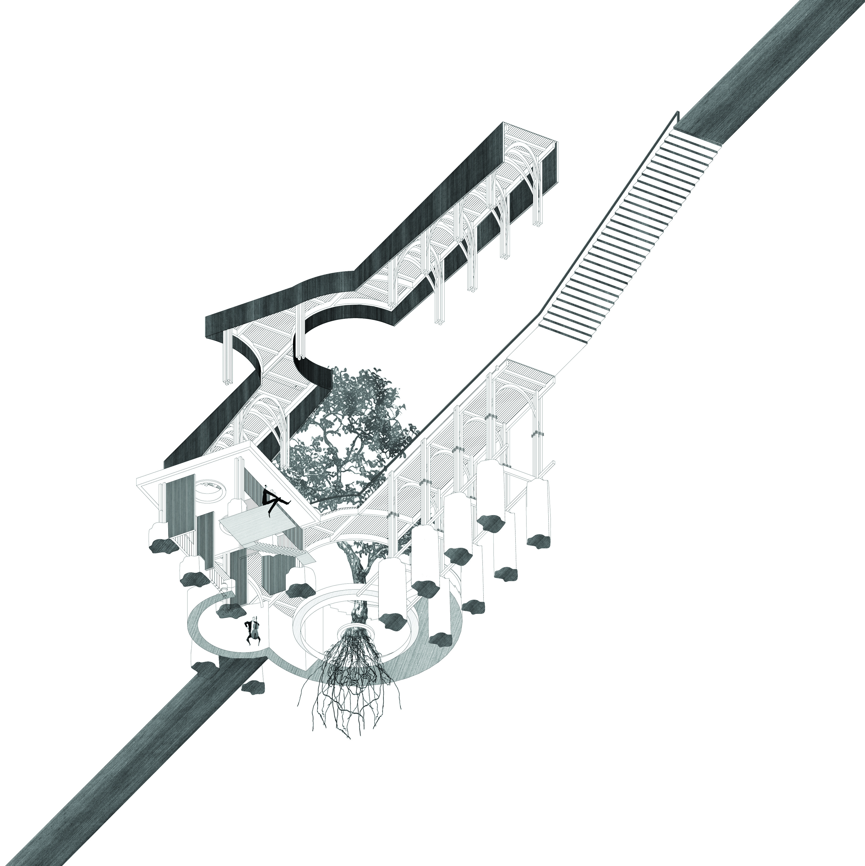 Habitable Bridge - Jeffrey Blewett Architecture