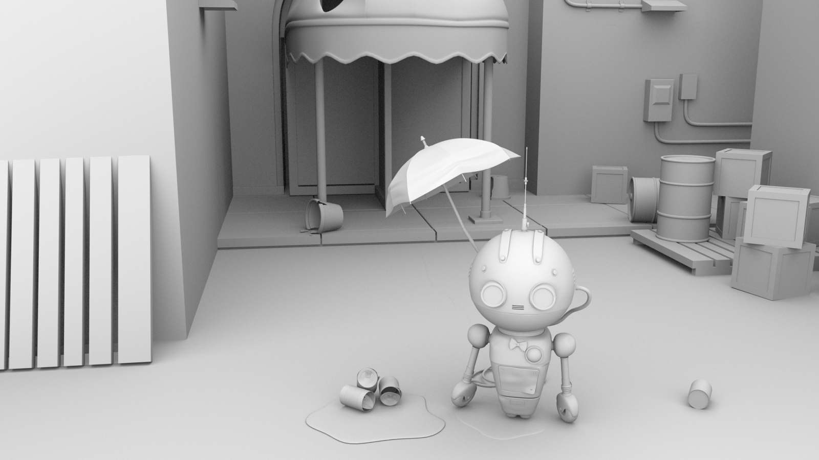 Butler Sad Robot - Paola Santoro