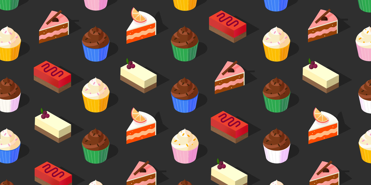 Isometric Food - Abigoh Illustration