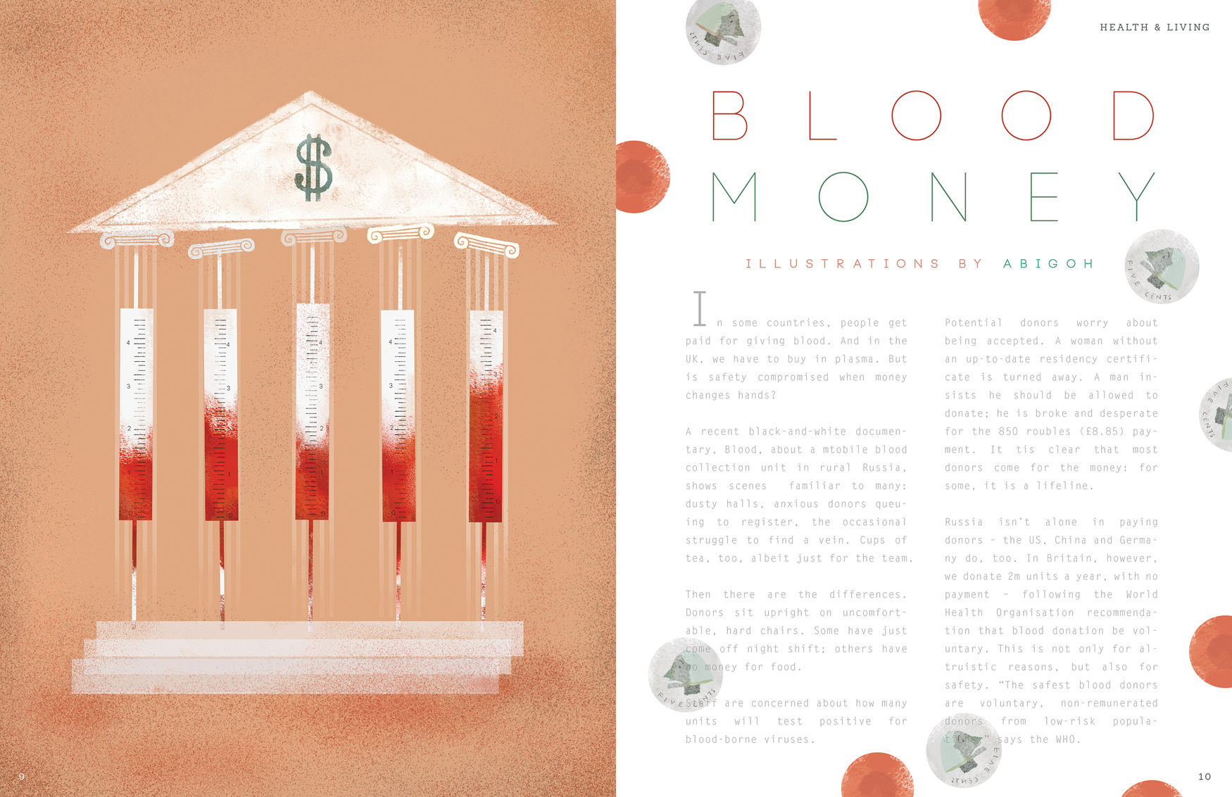 Blood Money - Abigoh Illustration