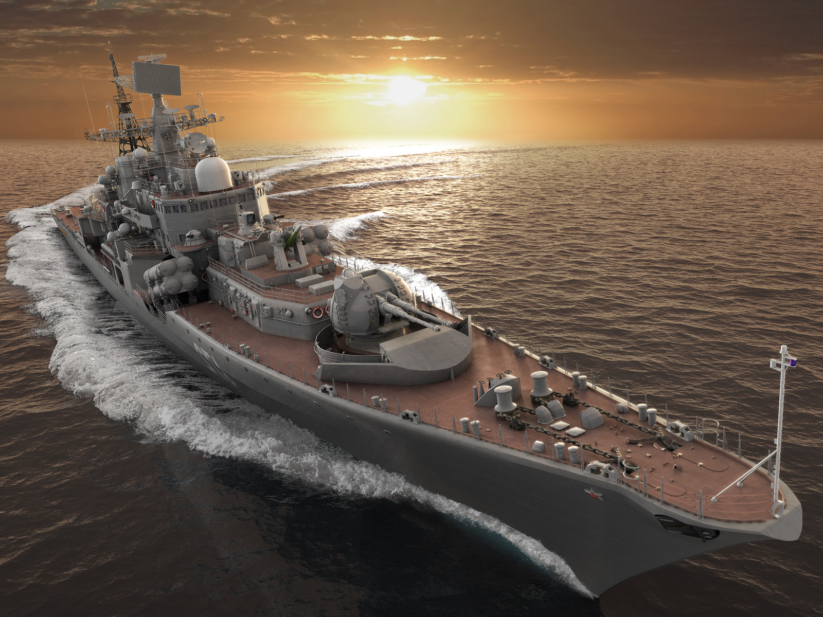 Sovremenny Class (Type 956) Destroyer - Урицкий Игорь - Портфолио