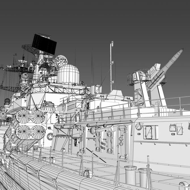 Sovremenny Class (Type 956) Destroyer - Урицкий Игорь - Портфолио