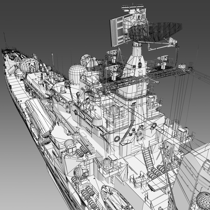 Sovremenny Class (Type 956) Destroyer - Урицкий Игорь - Портфолио