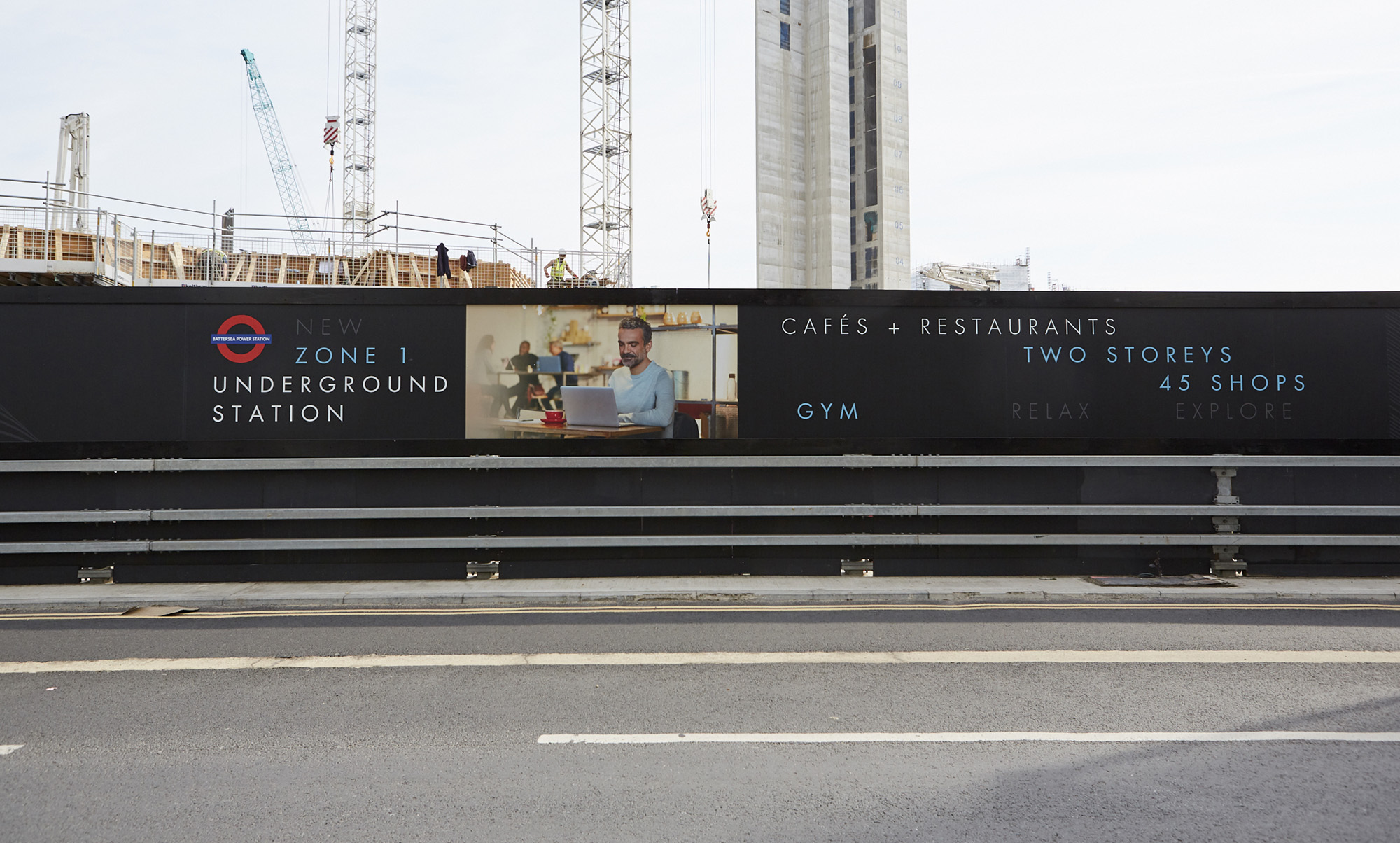 Battersea Power Station - Hoarding - www.henryhunt.com