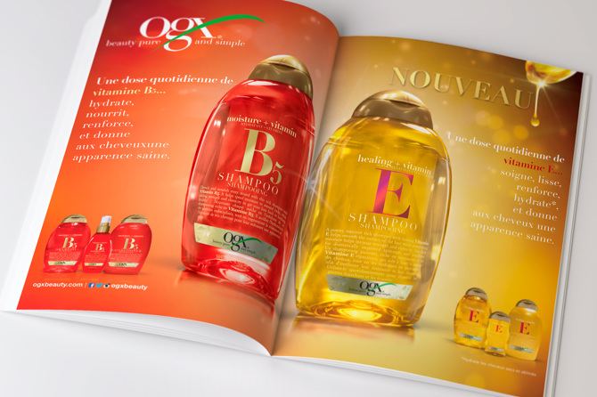 OGX Advertisements - Samantha Willey | Graphic Designer