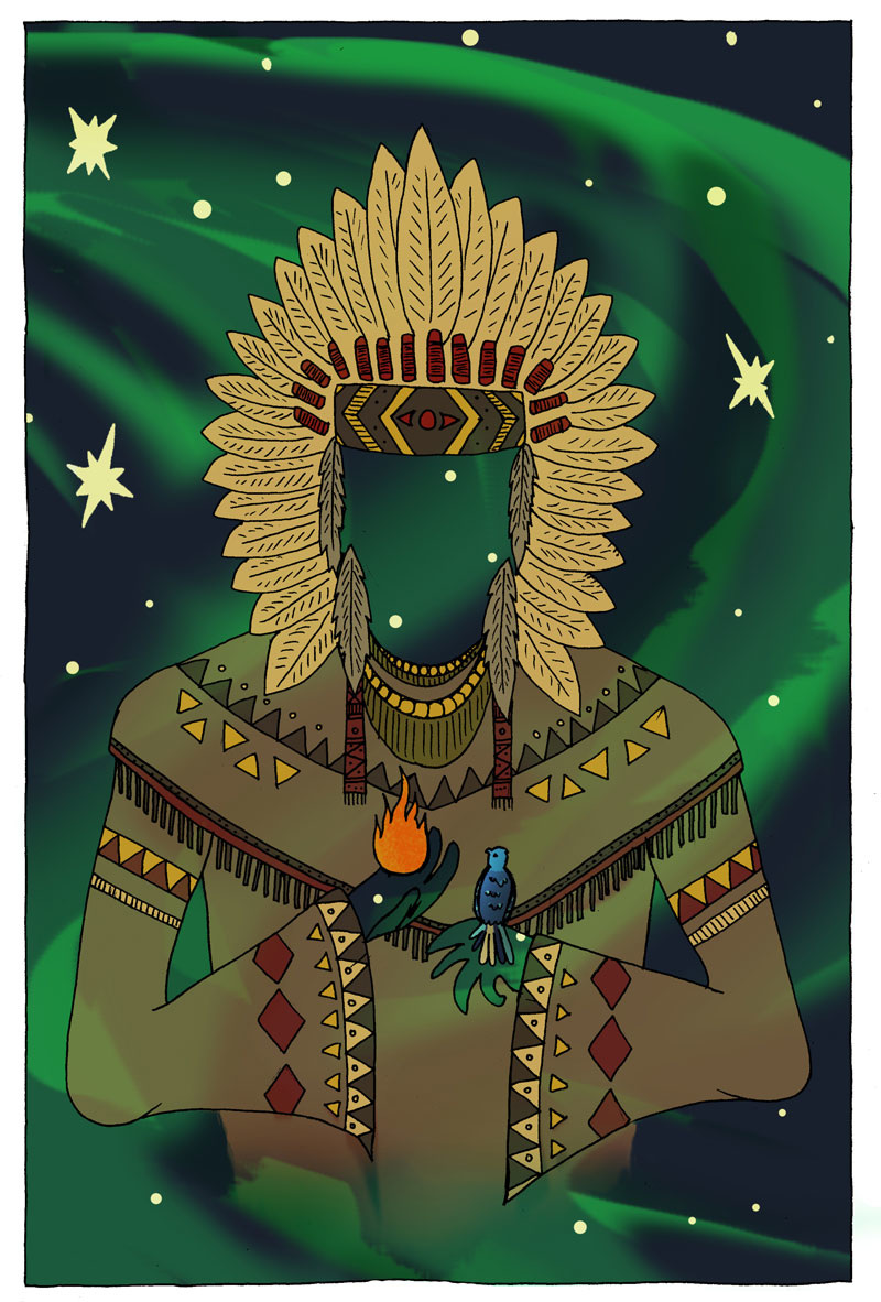 Rainbow Crow Story - Meghan Hill Illustration