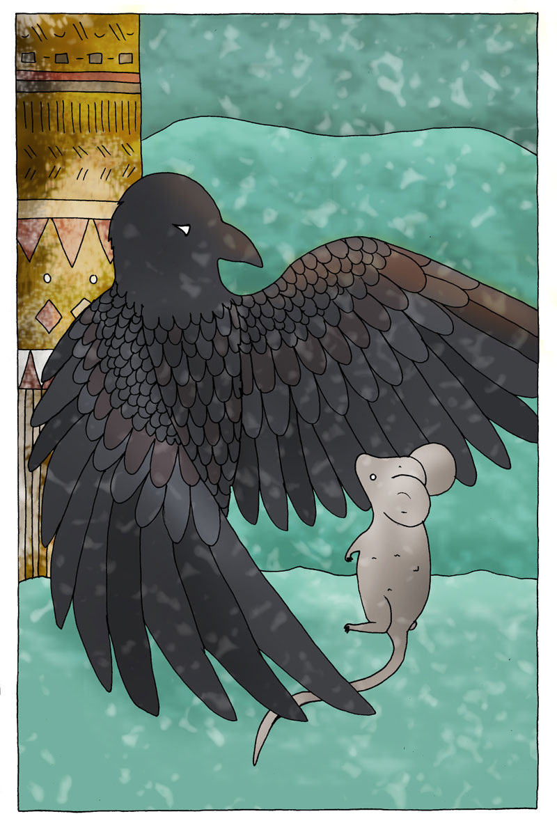 Rainbow Crow Story - Meghan Hill Illustration