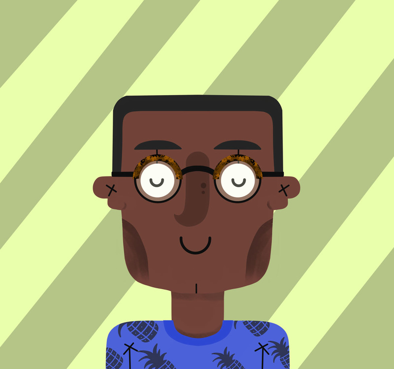 Geometric portraits - Jack Viant Illustration