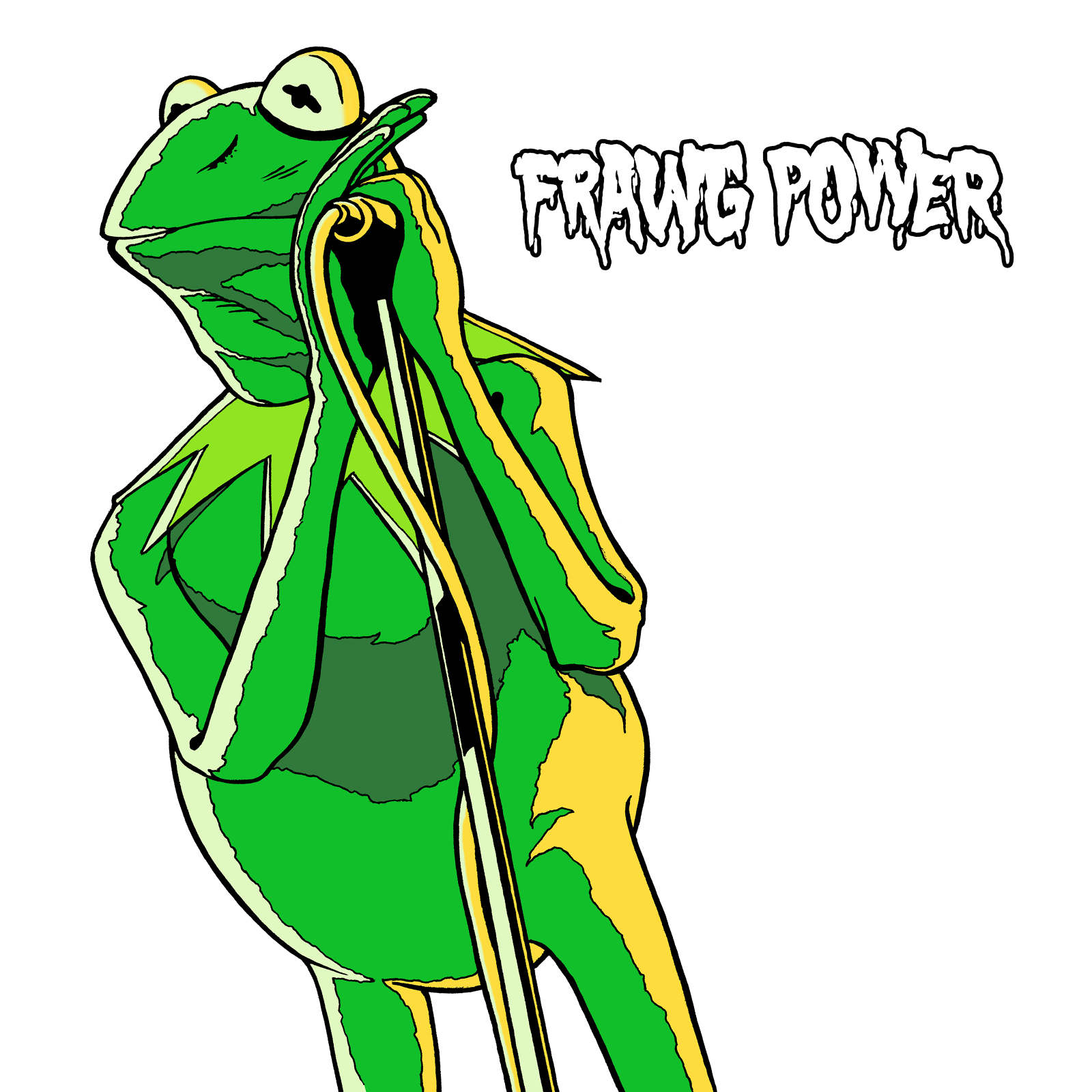 Frawg Power - Ben House Illustration