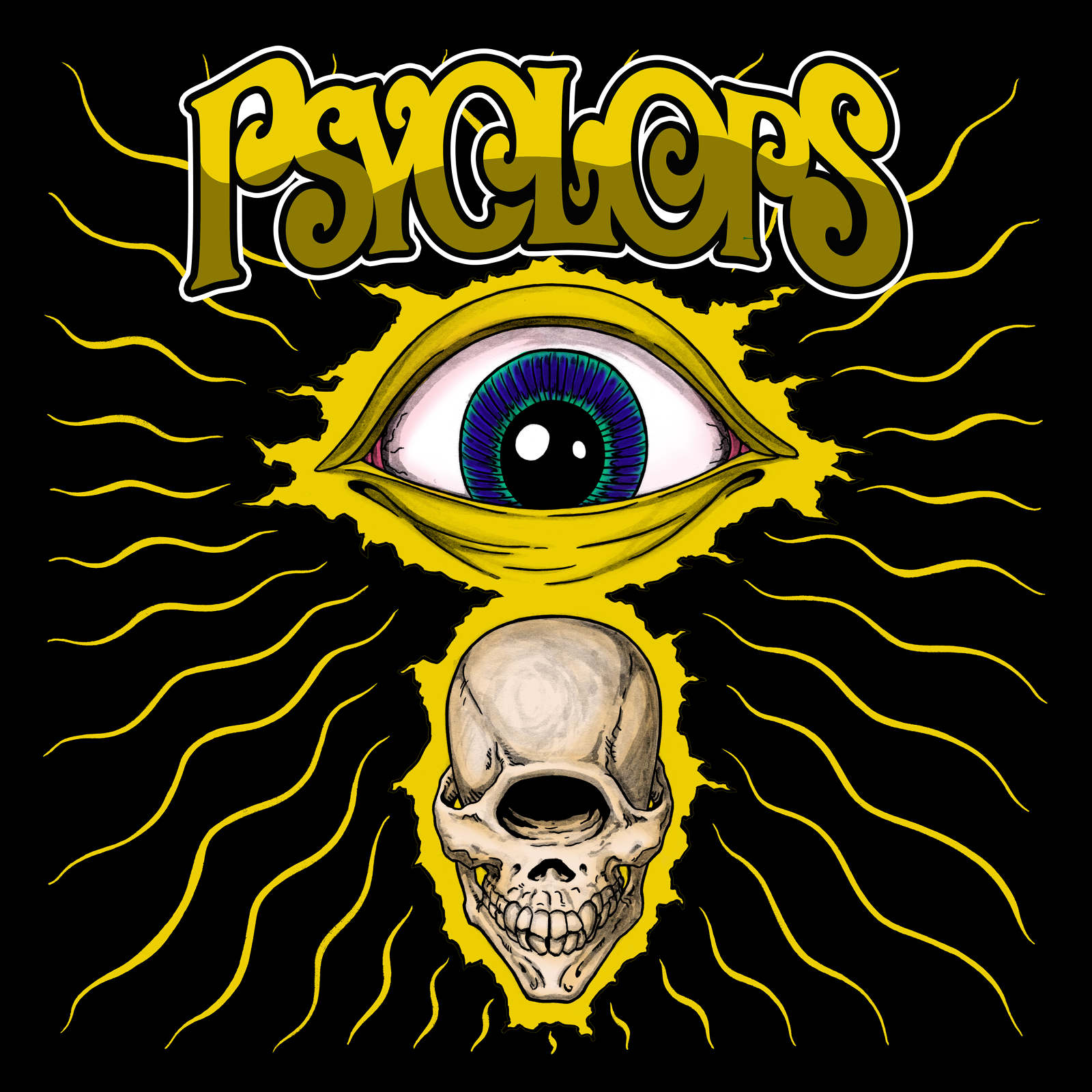 Psyclops EP Cover Art - Ben House Illustration