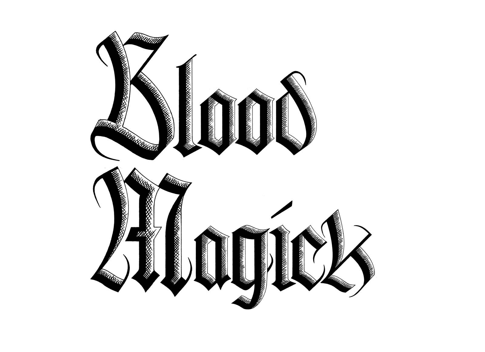 Blood Magick Logo Design - Ben House Illustration