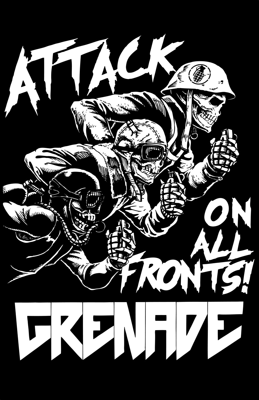 Attack On All Fronts! - Ben House Illustration