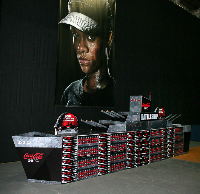 COKE ZERO BATTLESHIP - Melanie Larson