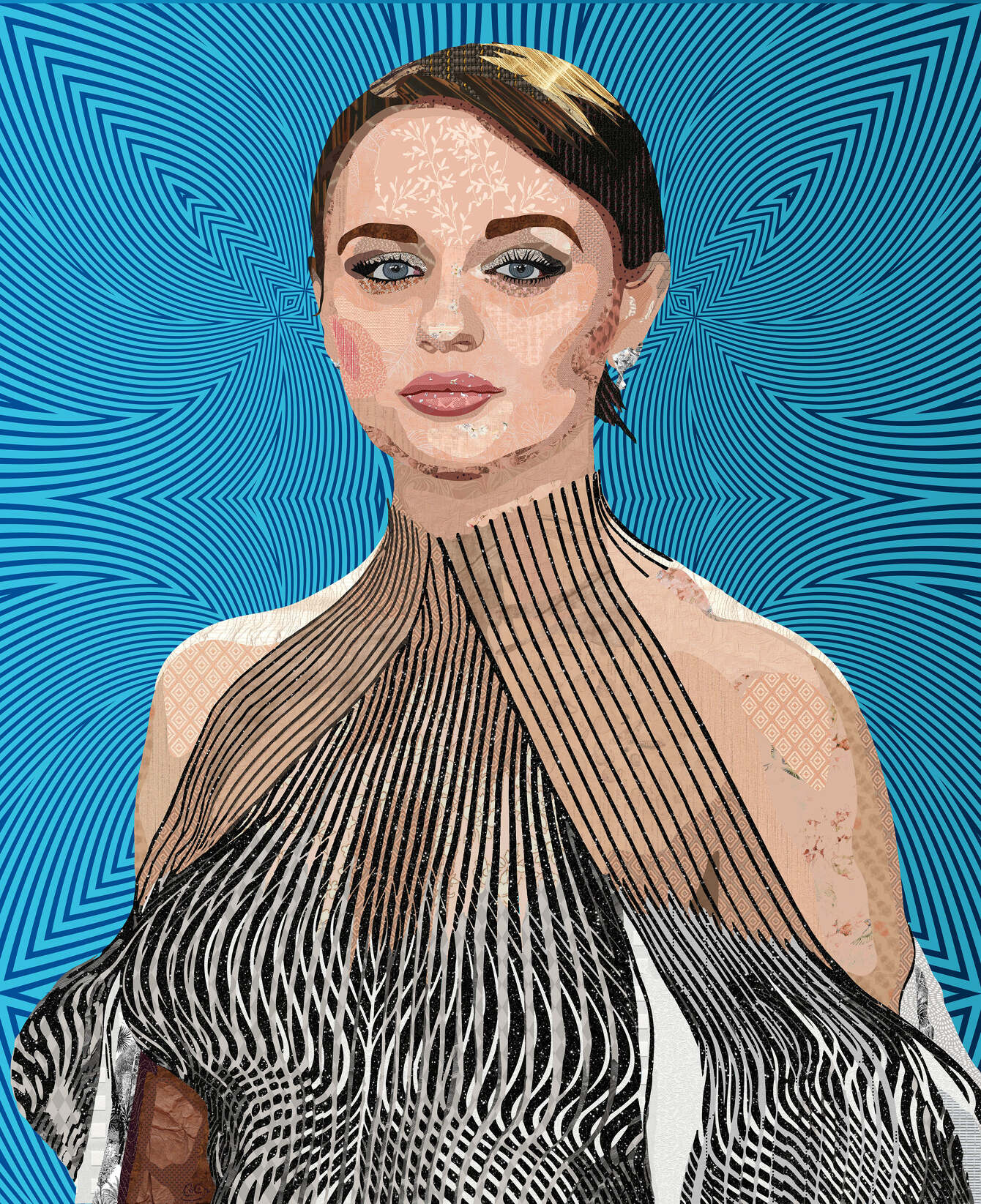 CELEBRITY COLLAGES - Courtney Walter