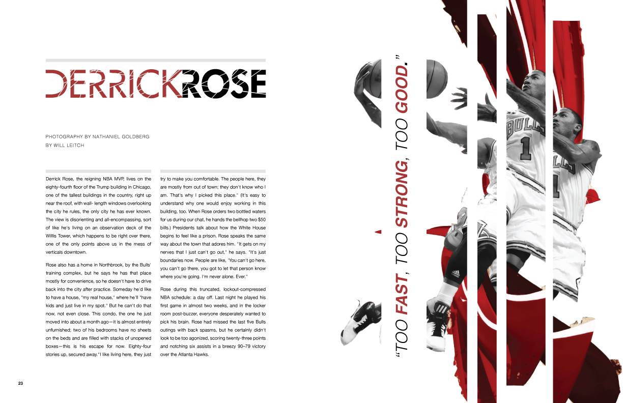 Editorial: Derrick Rose - James Truong