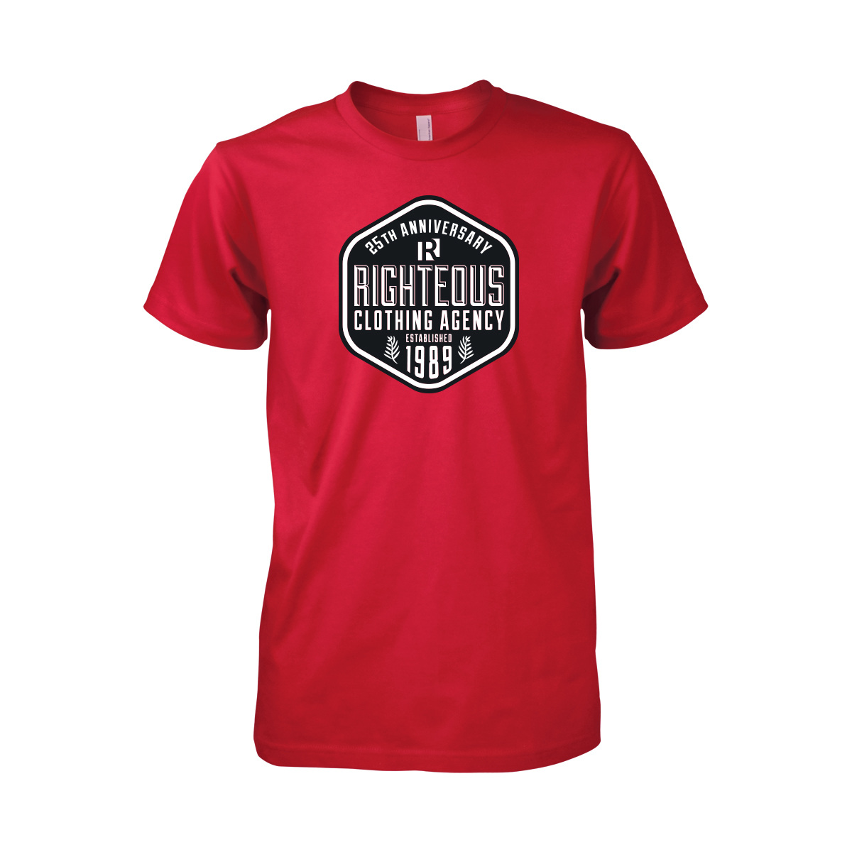 Righteous Clothing 25th Anniversary logo - Kyle Emry