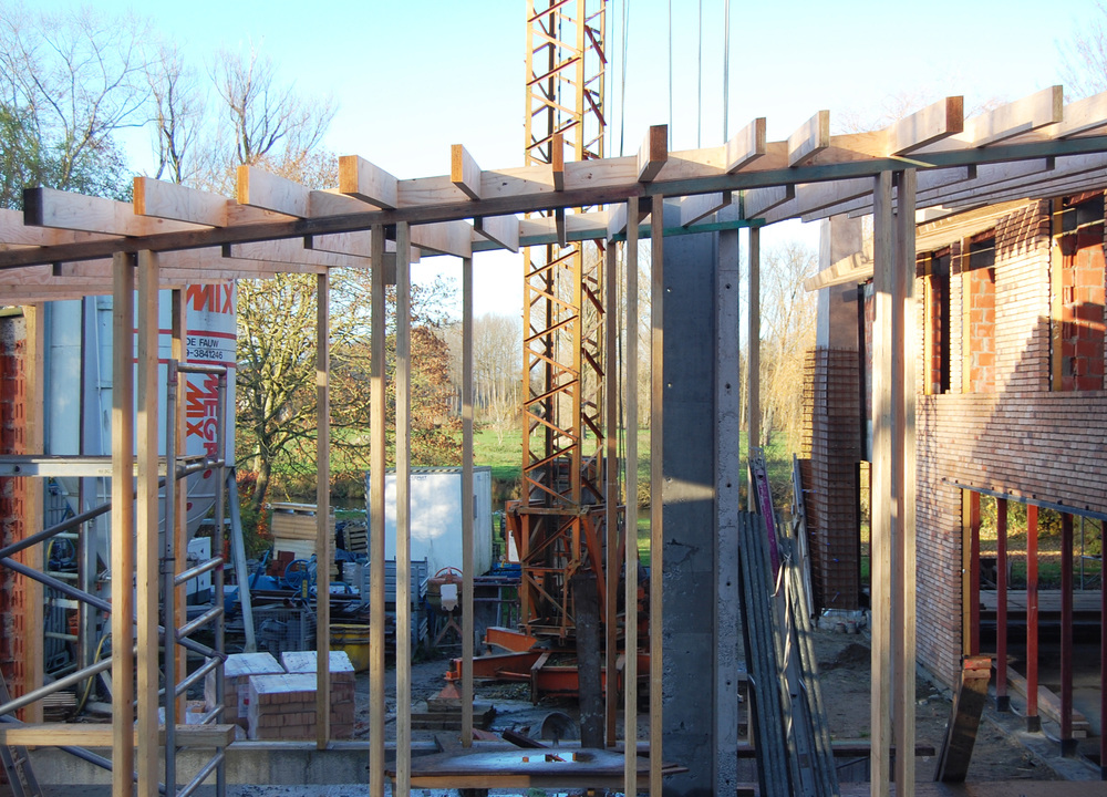 Timber Roof Structure - corneel cannaerts