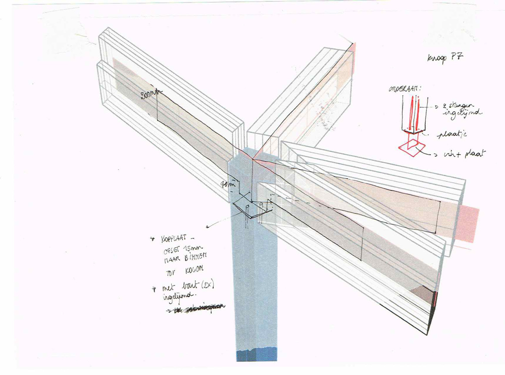 Timber Roof Structure - corneel cannaerts