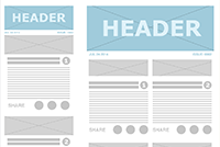 Wireframe : Newsletter - Pablo Aguilar