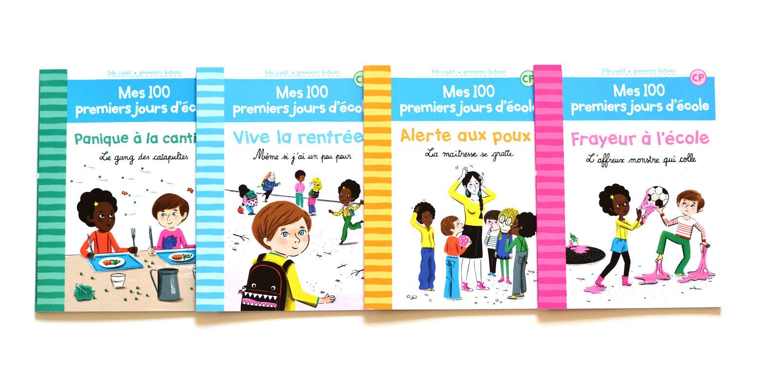 Mes 100 premiers jours d'école, la série - Amandine Laprun Illustrations