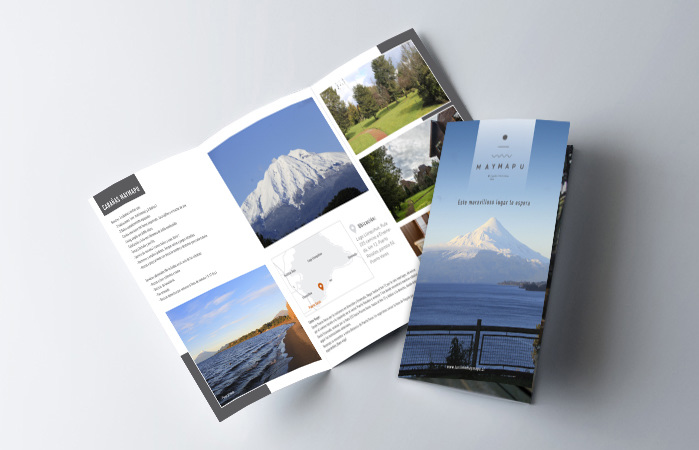 Tríptico Turismo Maymapu - Rodrigo Maza - Portafolio