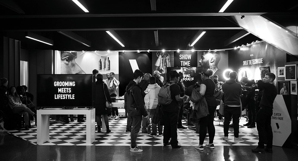Bevel – Barclays Center Pop-up - aaron stephenson design