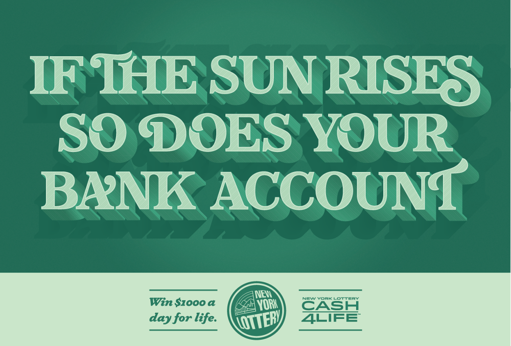 New York Lottery – Cash For Life - aaron stephenson design