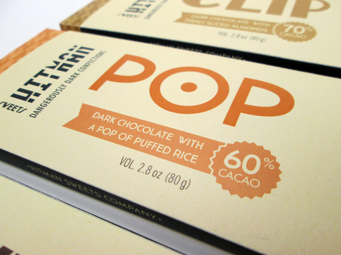 Chocolate Packaging + Ad - Portfolio of Kristen Harlin