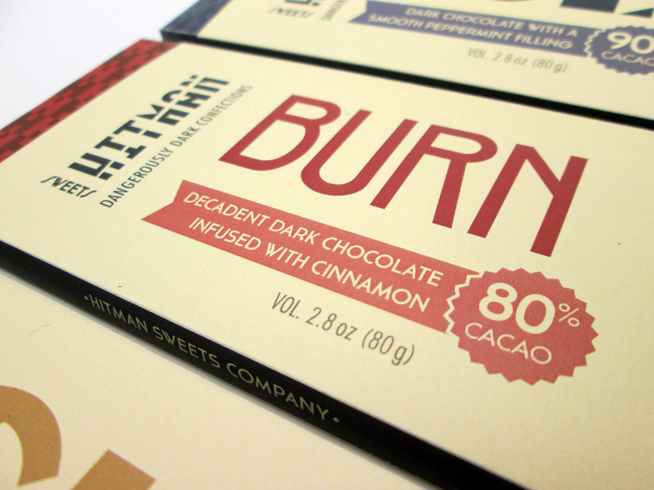 Chocolate Packaging + Ad - Portfolio of Kristen Harlin