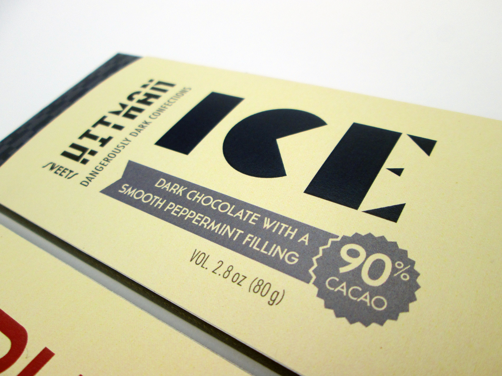 Chocolate Packaging + Ad - Portfolio of Kristen Harlin